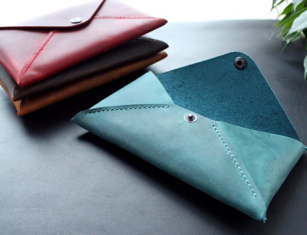 Leather Cash Envelope Wallet | Anger Refuge