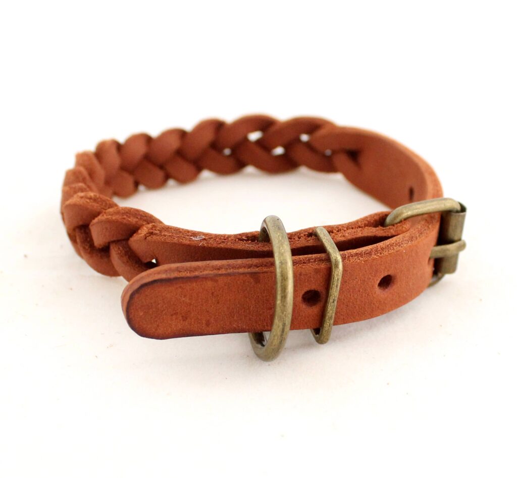 Small dog braid collar | Anger Refuge