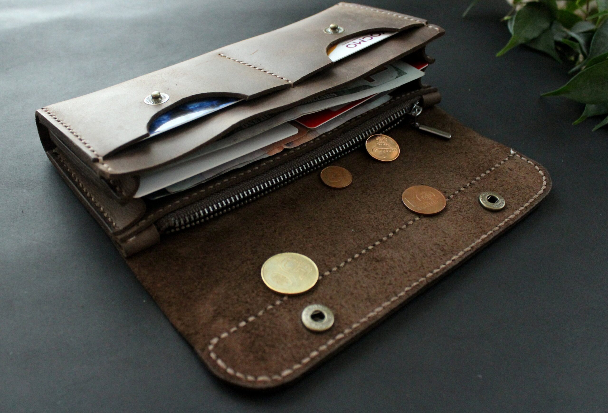 Large women's wallet Coffee | Anger Refuge
